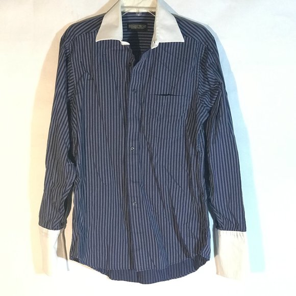 Donald J Trump | Shirts | Donald J Trump Button Up Blue White Long ...